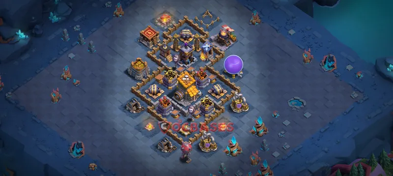Builder Hall 9 Base -trophy - Layout id: nwxsf | Cocbases