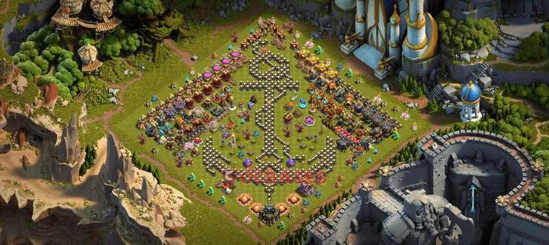 Town Hall 17 Base -progress base - Layout id: 8e35r | Cocbases