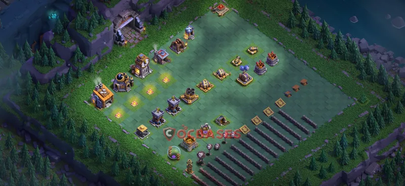 Builder Hall 8 Base -progress base - Layout id: xxbtx | Cocbases