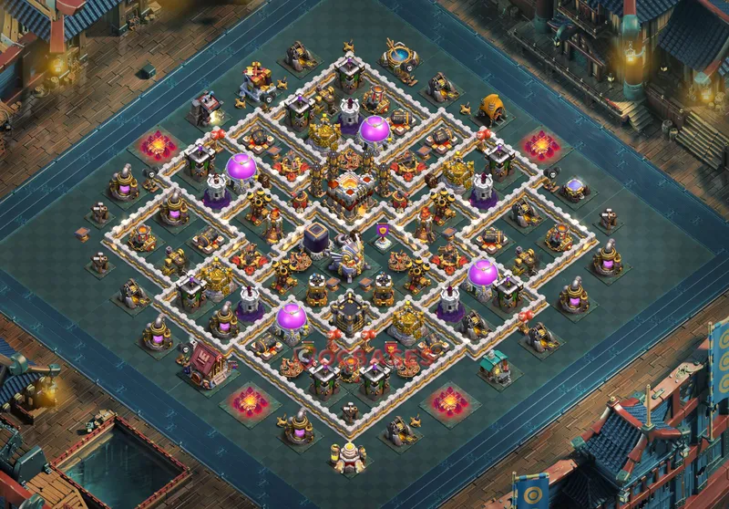 Town Hall 11 Base -trophy - Layout id: cojg1 | Cocbases