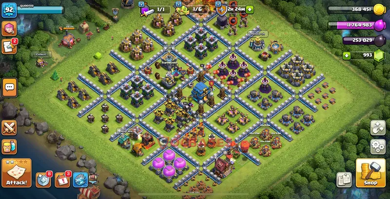 Town Hall 12 Base -progress base - Layout id: 4e7ag | Cocbases
