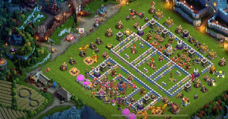Town Hall 12 Base -war - Layout id: 30xe3 | Cocbases