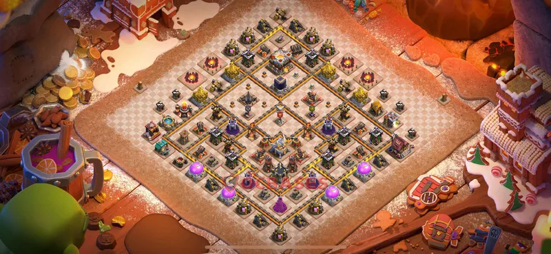 Town Hall 11 Base -trophy - Layout id: xzaih | Cocbases